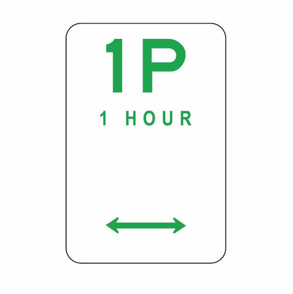 ACT ONLY Parking Series - 1 Hour Parking ACTR5-1 300 x 450 Road Sign ...