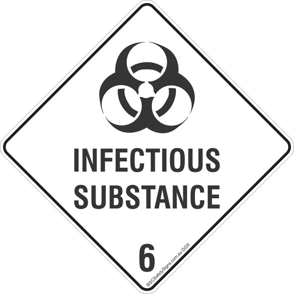 Infectious Substances 6 Safety Signs, Stickers & Placards – BSC Safety ...