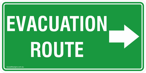 Emergency Information Signs and Stickers – BSC Safety Signs Australia