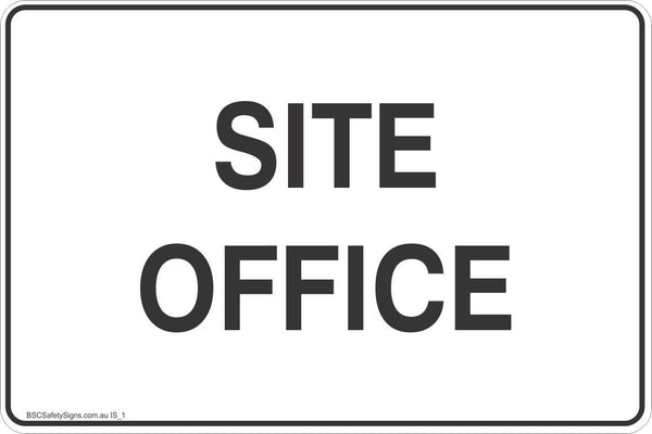 Information Site Office Safe Workplace - Stickers - Safety Signage ...