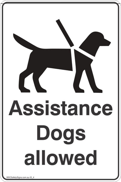 Information Assistance Dogs Allowed Safe Workplace - Stickers - Safety ...