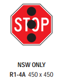Traffic Signal STOP R1-4 – BSC Safety Signs Australia