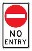 NO ENTRY R2-4-RTA – BSC Safety Signs Australia