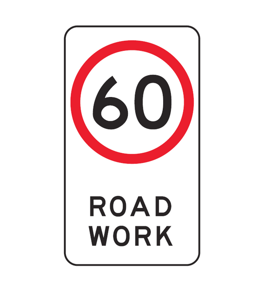 SPEED LIMIT ROAD WORK (symbolic) R4-212 Road Sign – BSC Safety Signs ...