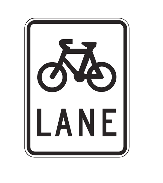BICYCLE (symbolic) LANE R7-1-4 Road Sign – BSC Safety Signs Australia